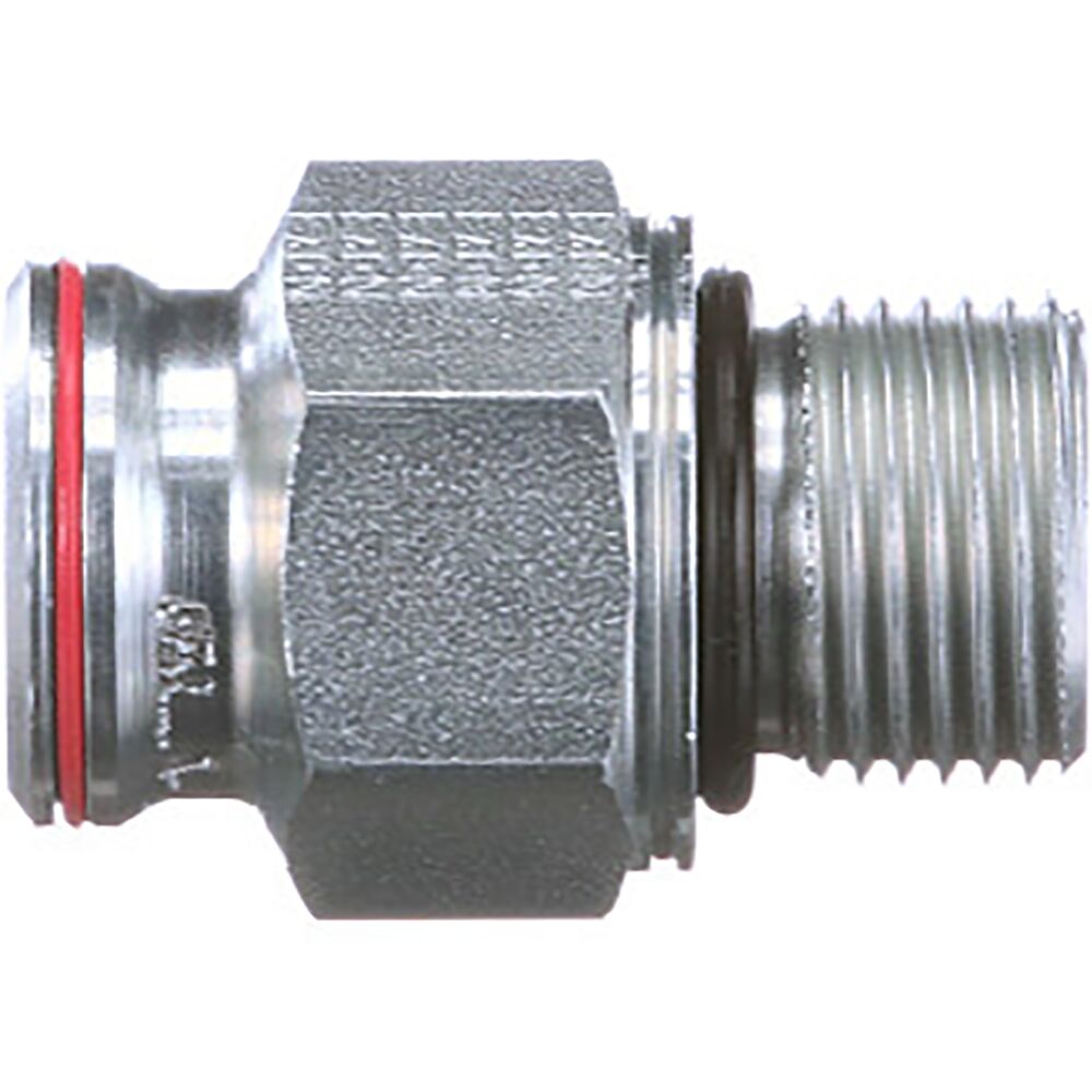Hydraulic Connector - M18 x 1.5 Male Orb x 08 Female STC - #87331075 ...